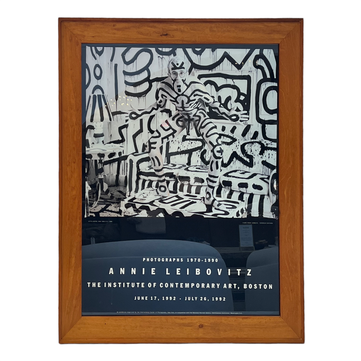 Keith Haring by Annie Leibovitz | Vintage Exhibit Poster– deKor